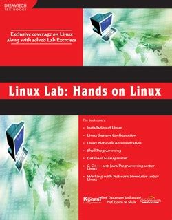 Linux Lab Hands On Linux Dreamtech Press Books Education Solutions
