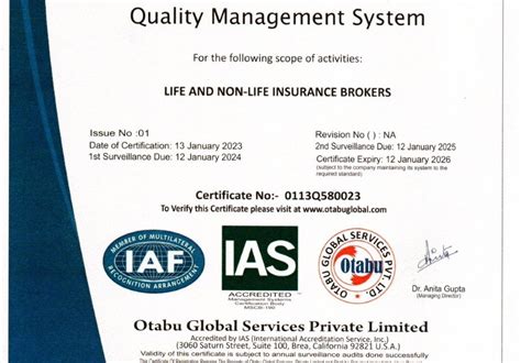 ไรเดอร์ อินชัวรันส์ โบรกเกอร์ ได้รับการรับรองระบบบริหารคุณภาพ มาตรฐานสากล Iso 9001 2015