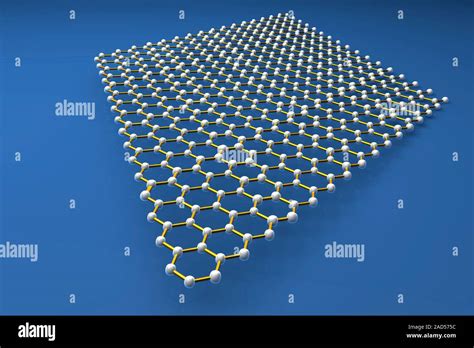 Graphene Sheet Illustration Of The Molecular Structure Of Graphene A Single Layer Of Graphite