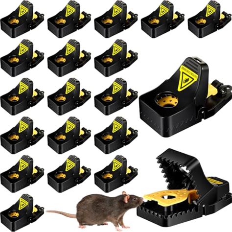 Kittmip 20 Pcs Mouse Traps Indoor For Home Mice Traps For House Small