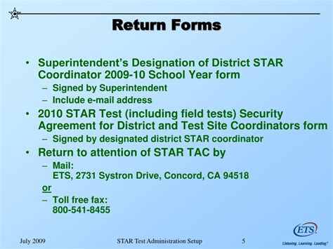 PPT 2010 STAR Test Administration Setup Module PowerPoint Presentation ID 604318