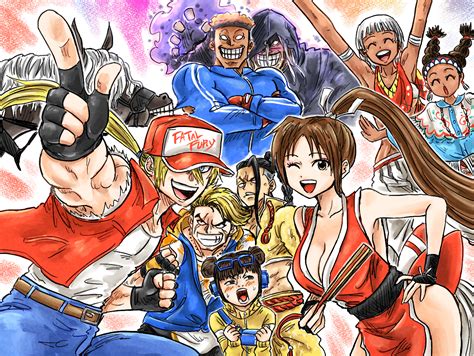 Shiranui Mai Terry Bogard Elena And M Bison Street Fighter And 2