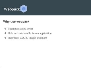 002 Working With Webpack PPT