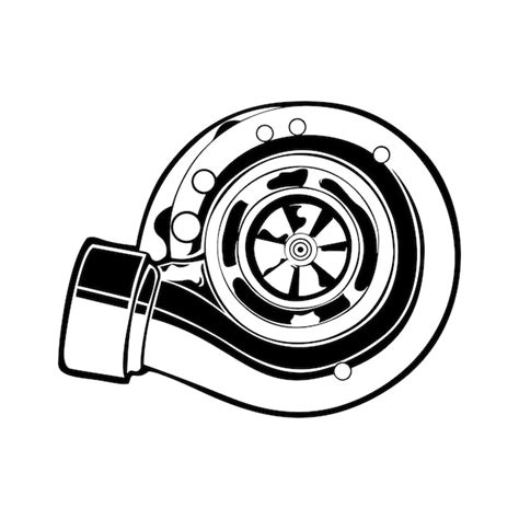 Premium Vector Vector Illustrator Line Art Turbo Design