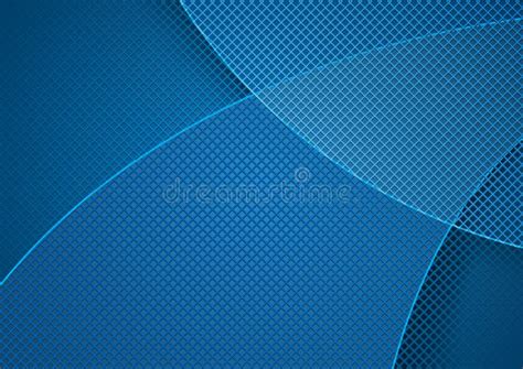 Blue Abstract Background With Grid Pattern Stock Vector Illustration Of Concept Artwork
