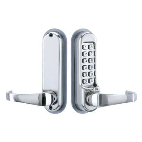 CODELOCKS CL500 Series Digi Lock With Tubular Latch CL515 SS With Passage Set THM
