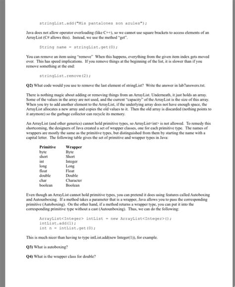 Solved Java Arrays Have A Significant Shortcoming They