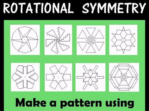 Rotational Symmetry Art Activity Maths Geometry Teaching Resources Symmetry Art Math
