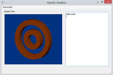 My First OpenGL Application