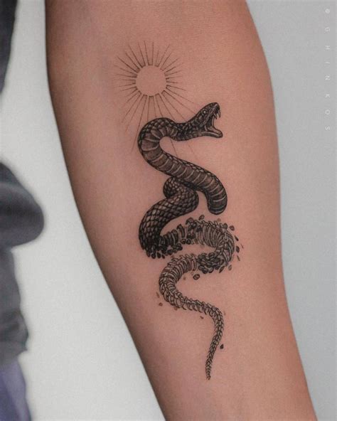 Viper Skeleton Tattoos
