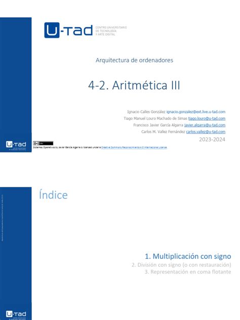 Tema 4 3 Aritmética Iii Resto Operaciones V2 Descargar Gratis Pdf