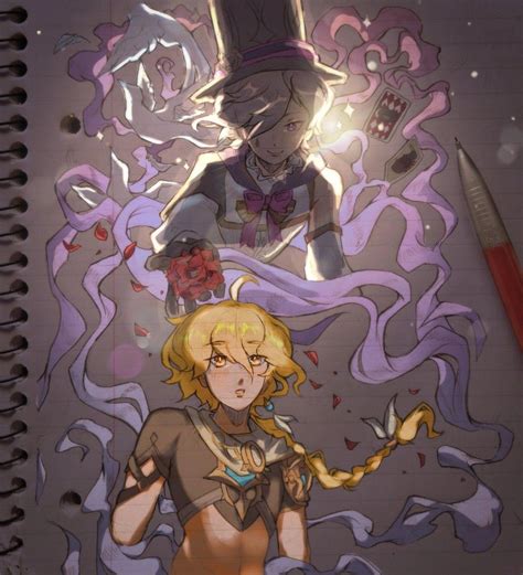 Pin De En Lyney X Aether Personajes