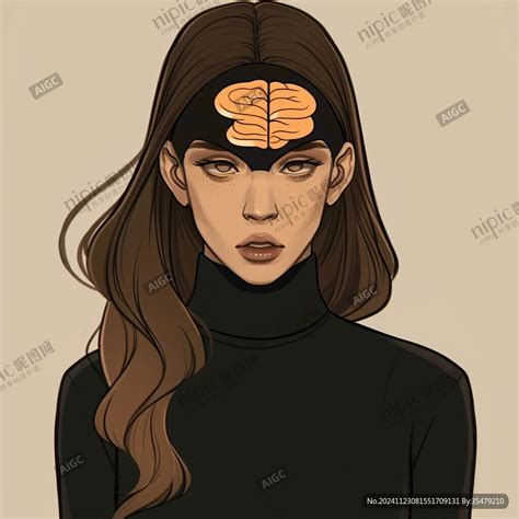 Ai创作图脑洞海报 头型大脑图案 烧脑海报 扭曲人像插画 独特个性创新插画插图 人物扁平脑袋 脑洞智力 多巴胺插画 脑洞创意 女性创意图标 创意人物画 偏平化人物插画 人物情绪插画 原创手绘头