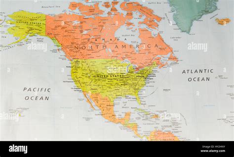 Pacific And Atlantic Ocean Map