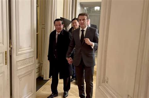 សម្តេច ហ៊ុន សែន និង លោកម៉ាក្រុងបង្ហាញភាព«ស្និទ្ធស្នាលដ៏កម្រ សុីសុីថាមស៍