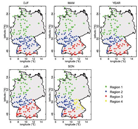 Spatial Distribution Of Stations With Nearly Gap Free Observation Of