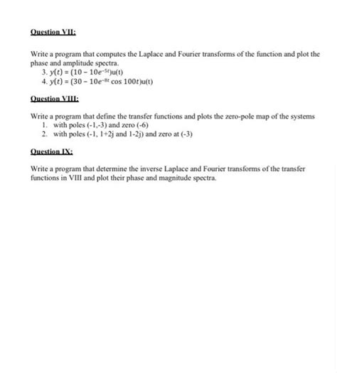 Solved Generate And Plot The Following Signals Using Matlab