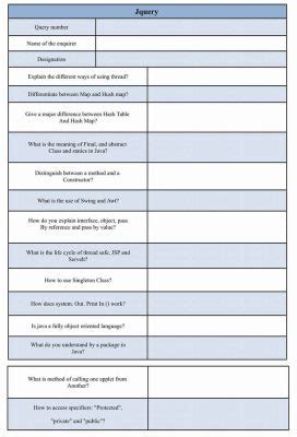 Sample Jquery Form Sample Forms