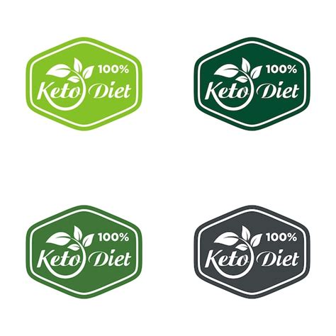 Premium Vector Keto Diet Nutrition Symbol Product Label Design Vector