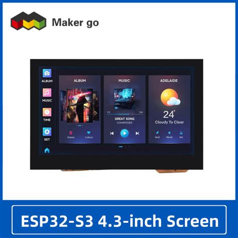 Jual Esp32 S3 43 Inch Capacitive Touch Screen Development Board Dual Core Processor 240mhz