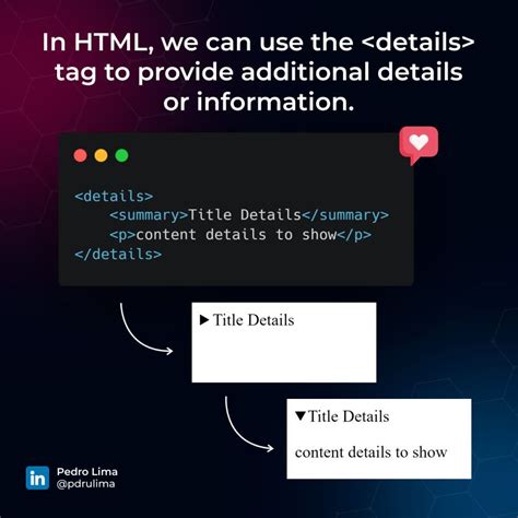 Pedro Lima On Linkedin Frontend Html Developer Html5 Faq Tag