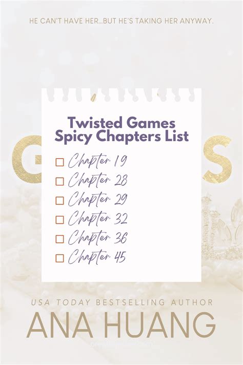 Twisted Games Spicy Chapters Spice Level And Romance Tropes