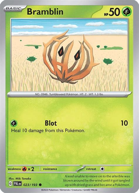 Bramblin Sv2 23 Pokemon Tcg Pok Cards