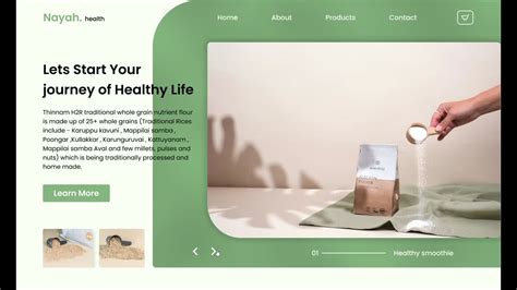 Vishal Khumar R On Linkedin Hero Section Headline Kickstart Your Day The Healthy Way