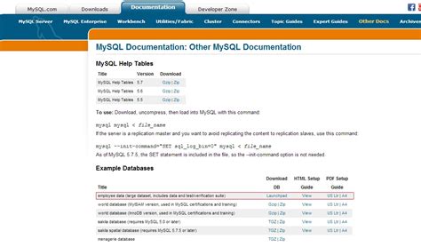 Mysql 官方示例数据库安装mysql官方示例数据库 Csdn博客