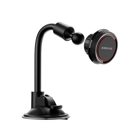 Borofone Car Holder Bh18 Journey Magnetic Stick On Base Black Red Topmag