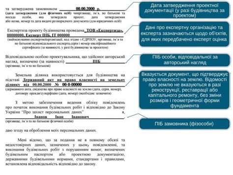 Зразок заповненого повідомлення про початок будівельних робіт від ТУ Експерт