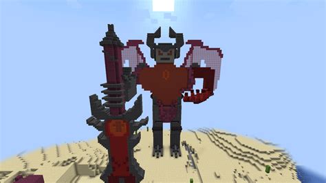 Minecraft Aatrox Statue Raatroxmains