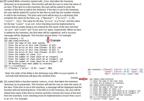 Solved A 25 Marks Write A Function Named Additem That