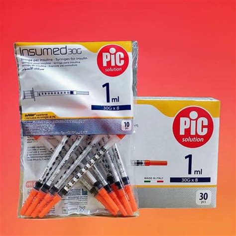 Шприцы Инсулиновые Инсумед 1 мл U-100 30G/8 мм - 30 шт - Диабет-Техника