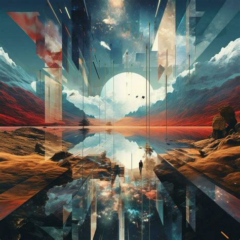 Digital Artifacts Merging To Form Awe Inspiring Compositio 30685506