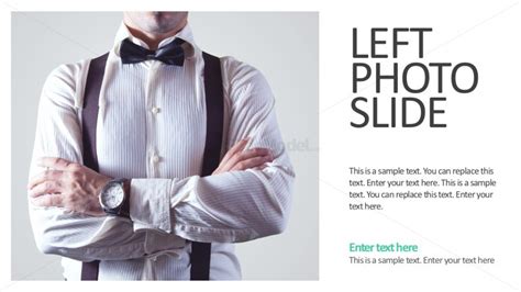 Left Photo Slide Presentation Template SlideModel