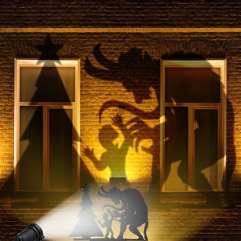 Christmas Projector Lights Outdoor Decor Shadow Caster