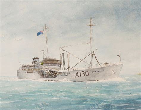 Framed Watercolour Of Rfa Gold Ranger Sally Antiques