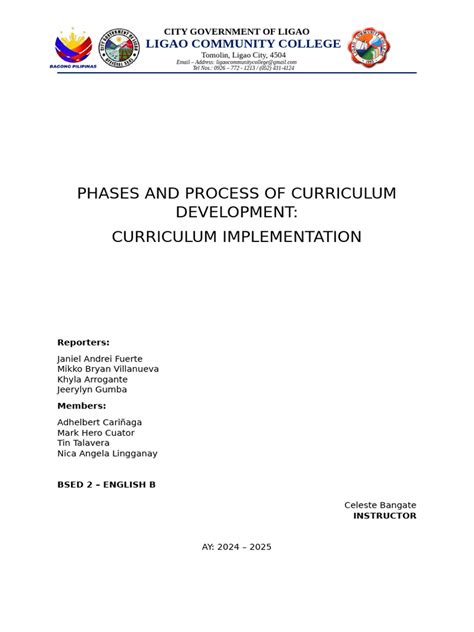 Prof Ed 4 Reporting Pdf Curriculum Schools