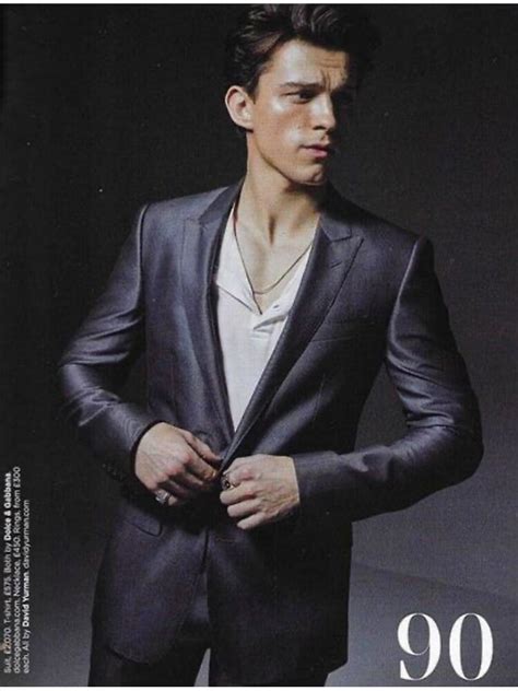 Tom Holland GQ British Photoshoot Outtake Poster For Sale By Yougotpainted Redbubble