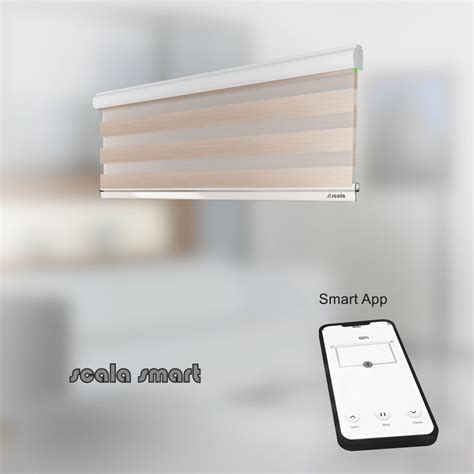 roller eclipse jacquard smart scala blinds