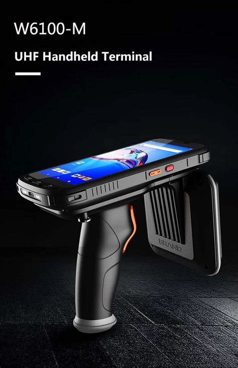 Customized Pda Terminal Portable 1d 2d Barcode Scanner Android Uhf Rfid Handheld Reader