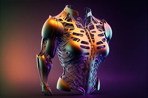 Premium Ai Image Image Of Cyber Prosthetic Of Body On Black