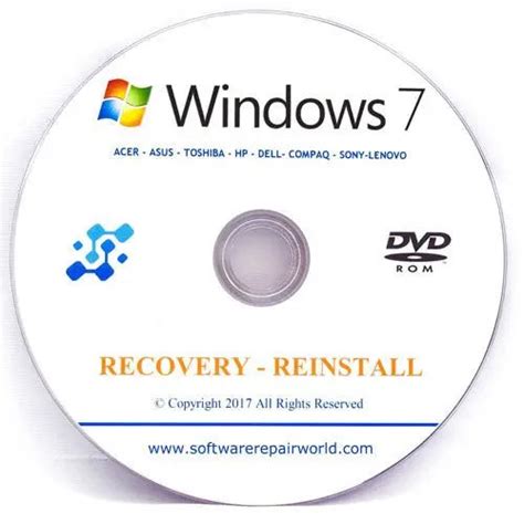 Windows 7 Home Premium 32 64 Bit Reinstall Recovery Repair Disc Dvd Software Repair World