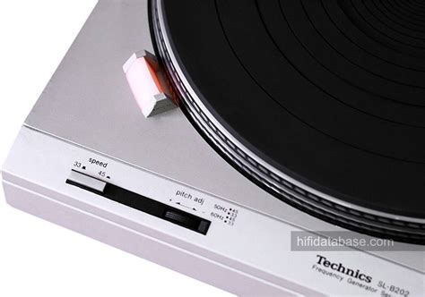 Technics SL B202 Hi Fi Database Turntables