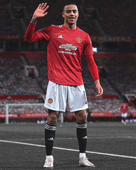 Download Manchester Uniteds Future Star Mason Greenwood Celebrating