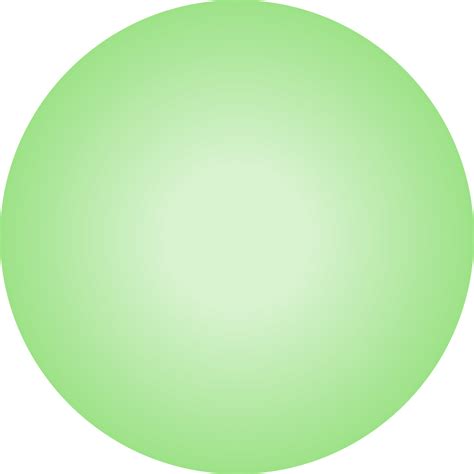 Green Gradient Circle 10983870 Png
