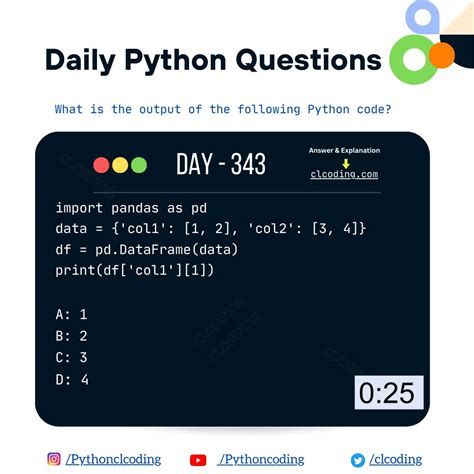Python Coding Python Coding Challenge Day 343 What Is The Output