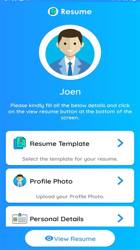 Resume Builder App Cv Maker App On Amazon Appstore