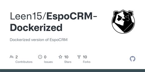 GitHub Leen15 EspoCRM Dockerized Dockerized Version Of EspoCRM